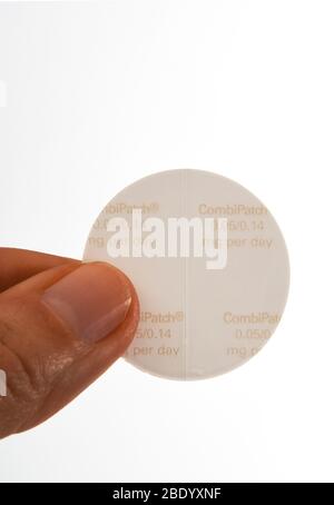 Hormone Replacement Patch Stock Photo - Alamy