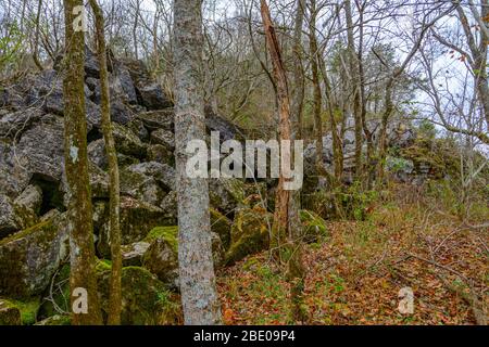Historic rock quarry in Rome Tennessee that provided the stone to build ...