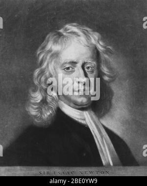 Isaac Newton, English Polymath Stock Photo - Alamy
