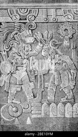 Stone of Tizoc, Aztec Sacrificial Stone Stock Photo - Alamy