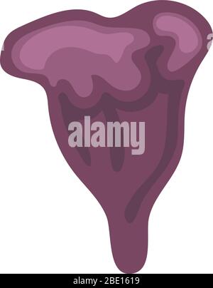 fungus plant clitocybe inversa hand draw style icon Stock Vector Image ...
