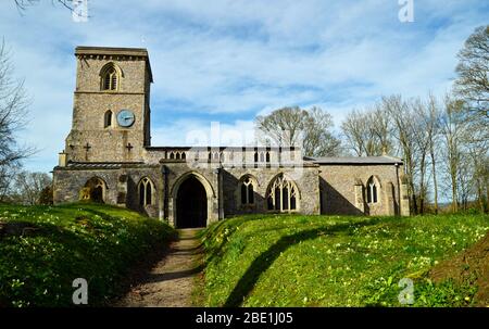 Holy Trinity Church at Bledlow, Buckinghamshire. The village is a ...