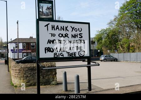 Woodseats, Sheffield, UK. 11th April 2020. Coronavirus pandemic: the ...