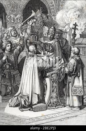 On the 25th December 800, Charlemagne was crowned Emperor of the ...