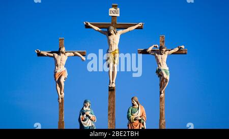 An image of a holy crucifixion scene Stock Photo - Alamy