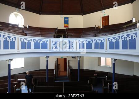 Octagonal Methodist Chapel (the oldest in Britain), Heptonstall, West ...