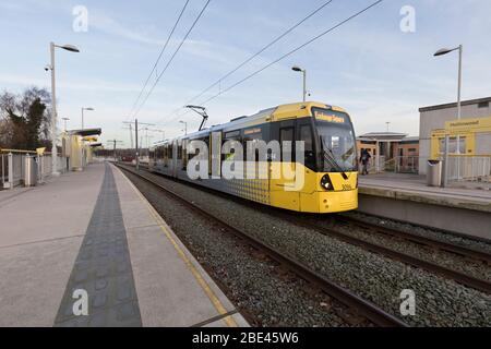 Manchester Metrolink Bombardier Flexity M5000 tram 3093 in the ...