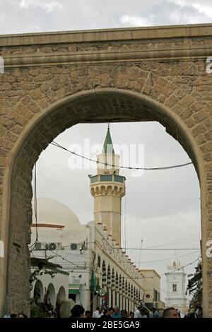 Libya Tripoli the Clock Tower in the old Medina Stock Photo - Alamy