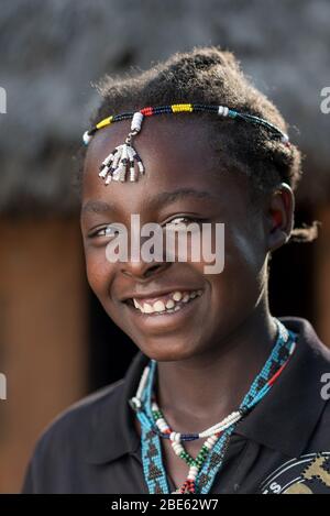 Young woman, Ari tribe, portrait, Southern Nations Nationalities and ...