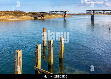 River Irvine at Irvine harbour as part of the Ardeer Peninsula ...