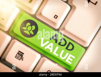Conceptual hand writing showing How Do You Add Value Question. Concept ...