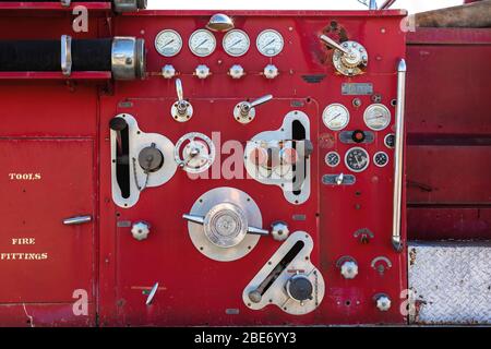 Fire Box Door, Steam Engine, Georgia State Railroad Museum, Savannah ...