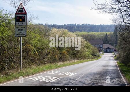 A General View of Aberkenfig in Bridgend during the COVID19 outbreak ...