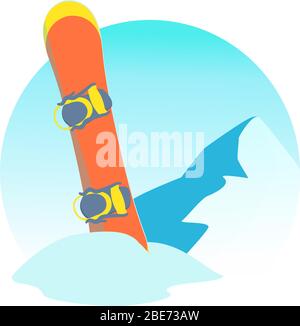 Snowboarding extreme icon cartoon vector. Child school. Family team ...