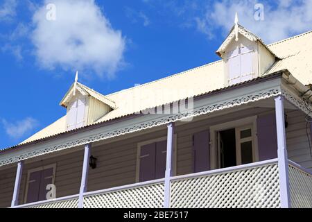 Traditional house in Roseau,Dominica,Caribbean Stock Photo - Alamy