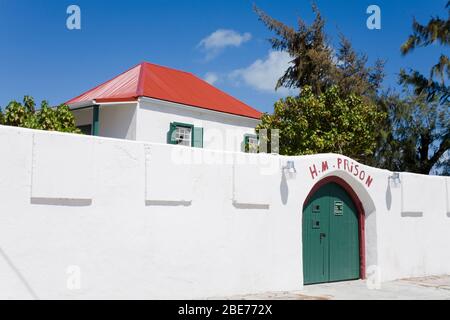 Turks & Caicos, Grand Turk. Her Majesty's (H.M.) Prison Stock Photo - Alamy