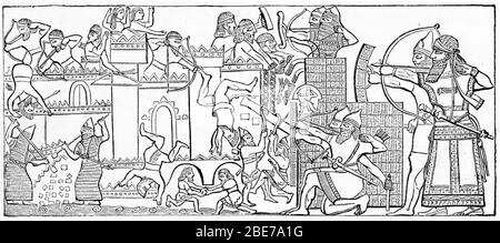 Old Testament bible scene: Siege of Jericho Stock Photo - Alamy