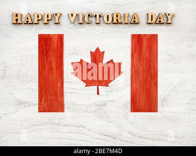 Victoria Day. Beautiful greeting card. Close-up, view from above ...
