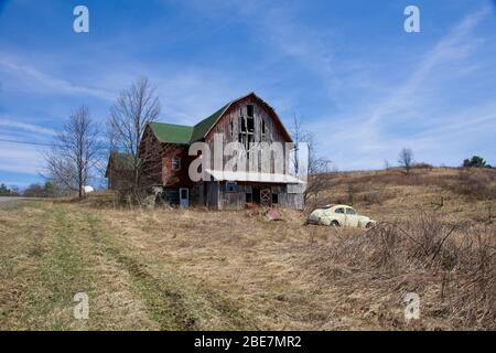 Old farm near Oneonta NY Stock Photo - Alamy