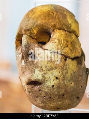 Egypt, Cairo Museum, Predynastic painted pot, from Naqada I culture ...