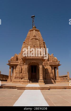 Baba Ramdev ji temple or Mandir, Jaisalmer, Rajasthan, India Stock ...