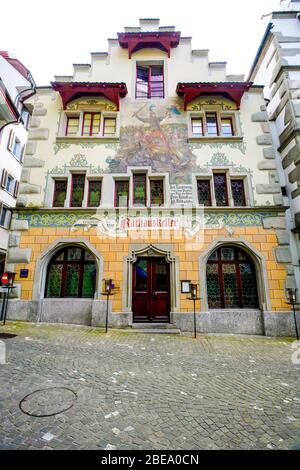 The Historical City Hall of Zug, Switzerland Stock Photo - Alamy