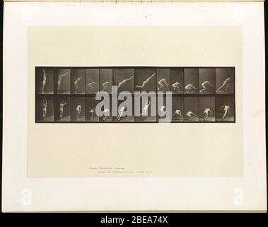 Animal locomotion. Plate 162 , Men, Jumping, Human locomotion, an ...