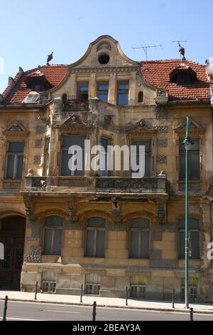 Old, unkempt building in the historic center of Bari, Italy Stock Photo ...