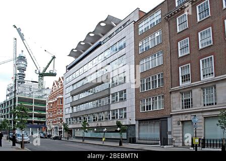 Architectural detail - Glass and concrete canopy at the entrance to The ...
