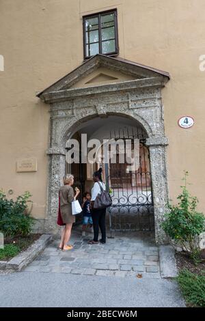 Nonnberg Abbey, a Benedictine Monastery in Salzburg, Austria. "Maria ...