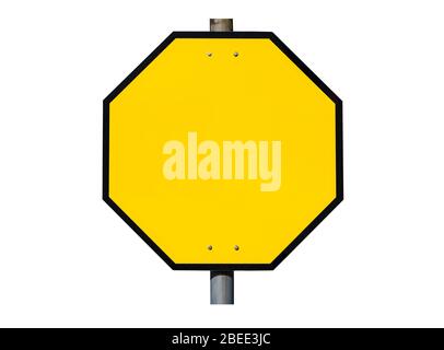 Isolated Yellow driving warning sign seven Stock Photo - Alamy