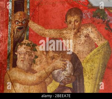 Silenus and satyrs Stock Photo - Alamy