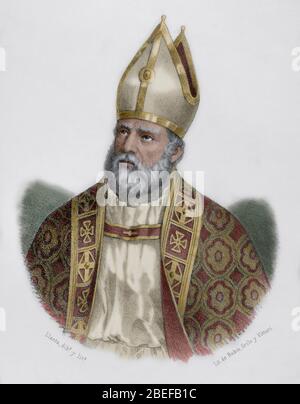 Saint Fulgentius of Cartagena Stock Photo - Alamy