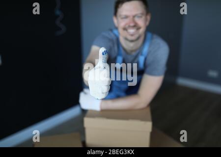 Acquired property and unpacked stuff Stock Photo - Alamy
