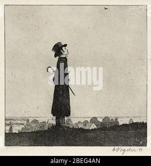 Heinrich Vogeler Die Lerche 1899 Stock Photo - Alamy