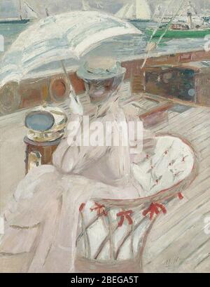 Helleu Madame Helleu SurSonYachtLetoile Stock Photo - Alamy