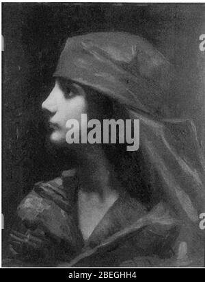 Portrait de Jean-Jacques Henner 1890; France by Jean Benner Stock Photo ...