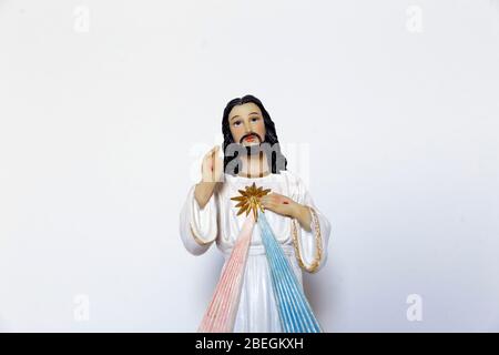 Statue representing the merciful Jesus Christ, divine mercy - Catholic ...
