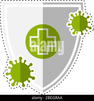 Dotted protection concept. Vector illustration Stock Vector Image & Art ...