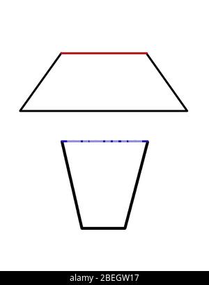 Trapezoid Optical Illusion Stock Photo - Alamy
