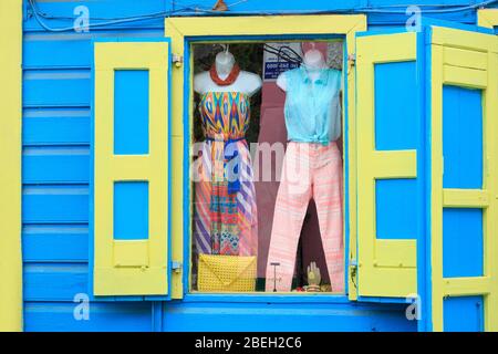 Main street, Road Town, Tortola, British Virgin Islands, West Indies ...
