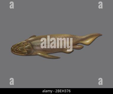 Holoptychius, Extinct Fish Stock Photo - Alamy