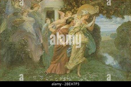 ‘The Marriage of Persephone’ by Henry Siddons Mowbray depicts the ...