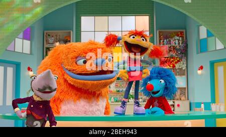 HELPSTERS, from left: Mr. Primm (voice: Martin P. Robinson), Cody ...