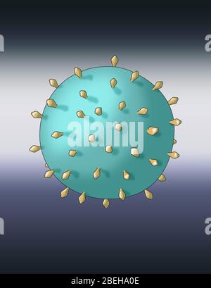 Virus Shape, Complex, Illustration Stock Photo - Alamy
