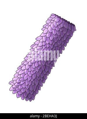 Virus Shape, Helical, Illustration Stock Photo - Alamy