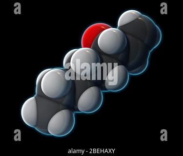Octenol, Molecular Model Stock Photo - Alamy