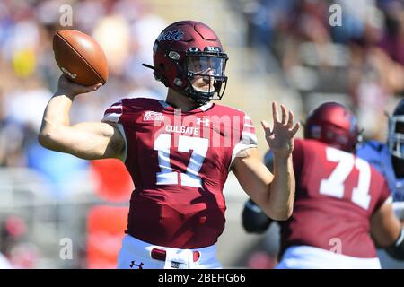 September 21, 2019: Colgate Raiders defensive lineman Nick Wheeler #92 ...