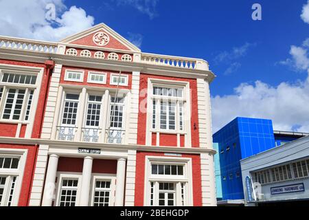 Central Library on Derek Walcott Square,Castries,St. Lucia,Caribbean ...