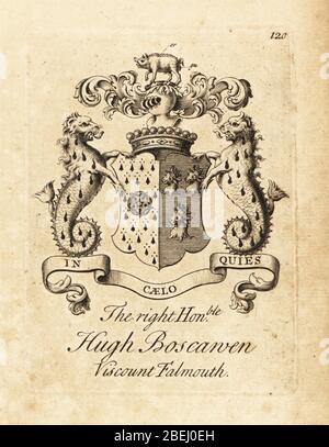 Coat of arms of the Right Honourable Hugh Clifford, Lord Clifford of ...